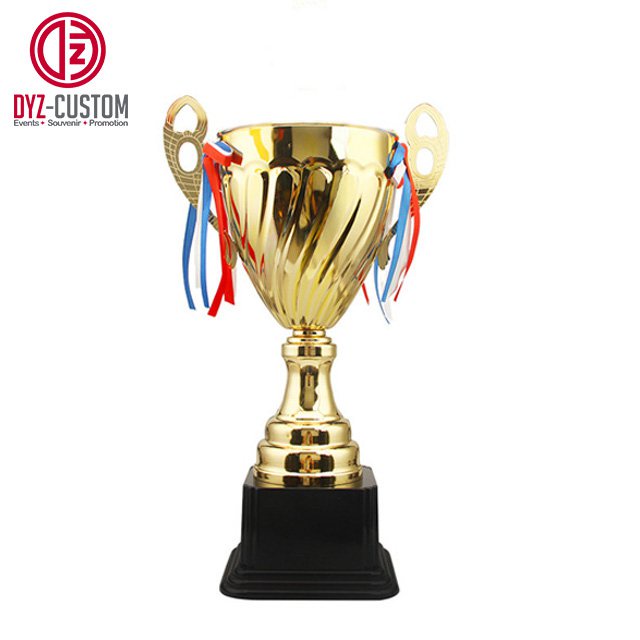 Gold plated sports trophy cup Large medium and small size metal ...