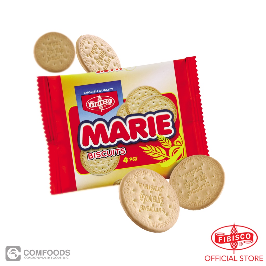 FIBISCO MARIE Biscuits 25g x 10 Packets | Shopee Philippines