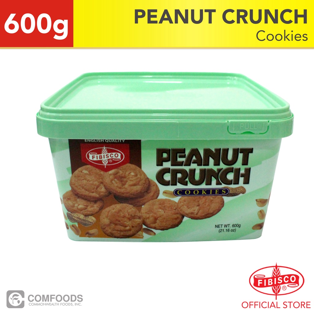 FIBISCO Peanut Crunch Cookies 600g | Shopee Philippines