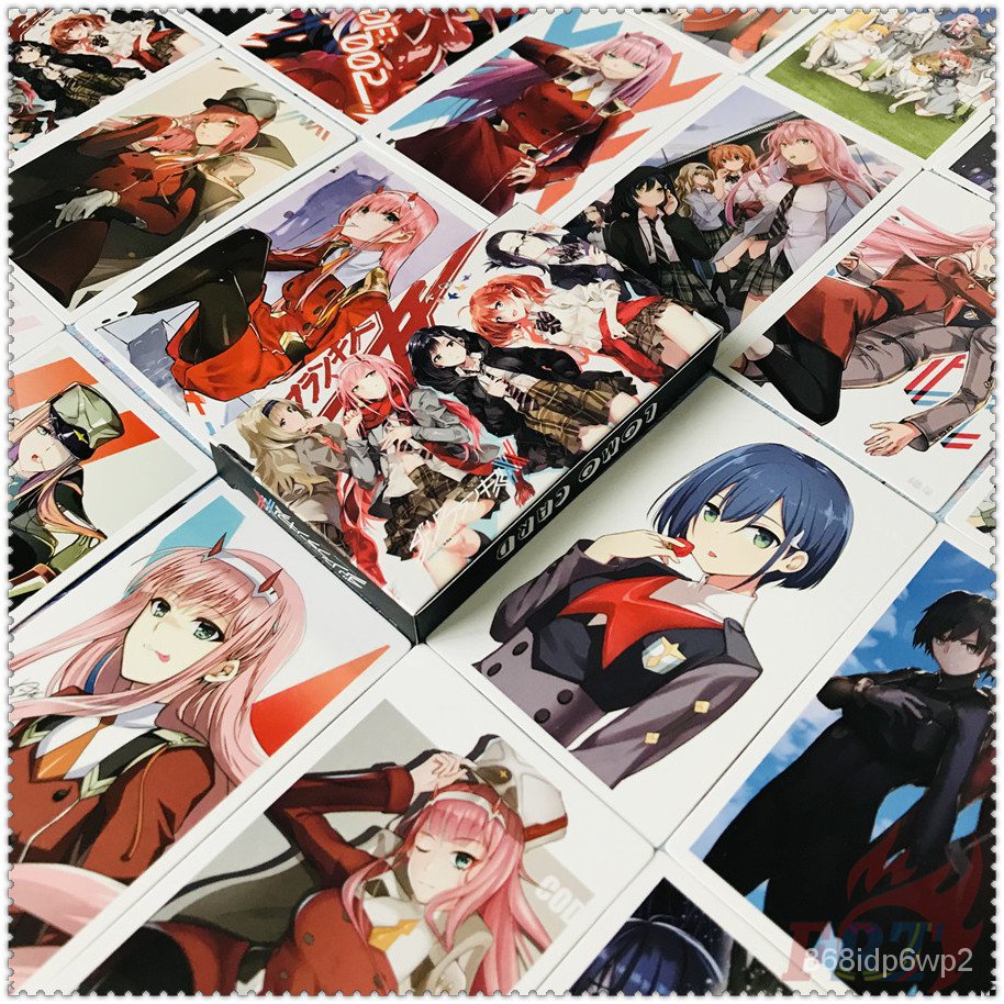 HIT 30Pcs/Box DARLING In The FRANXX - Anime HIRO / ZERO TWO Lomo Cards ...