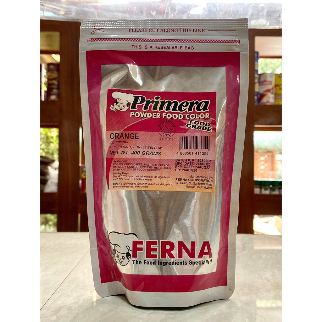 ☸ Primera Powder Food Color (Orange) | Shopee Philippines