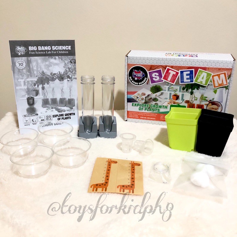 Growth Of Plants - 10in1 Science Experiment Kit by Big Bang Science ...