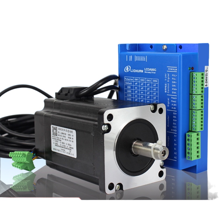 Two-phase 86 closed-loop stepper motor LCDA86G closed-loop driver ...