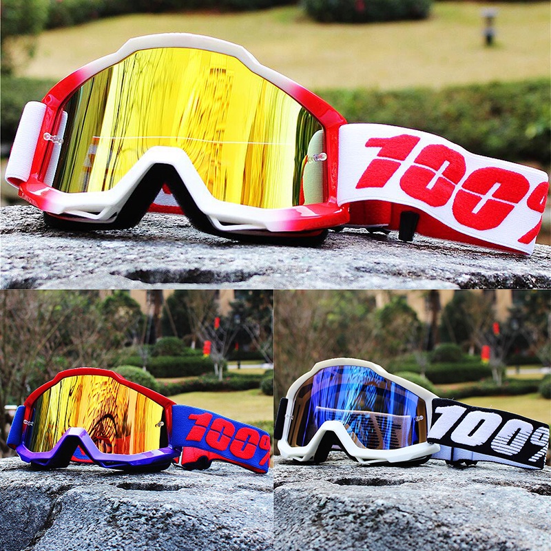 ☽100% Motorcycle Racing Goggles Motocross Safety Protective Helmet ...