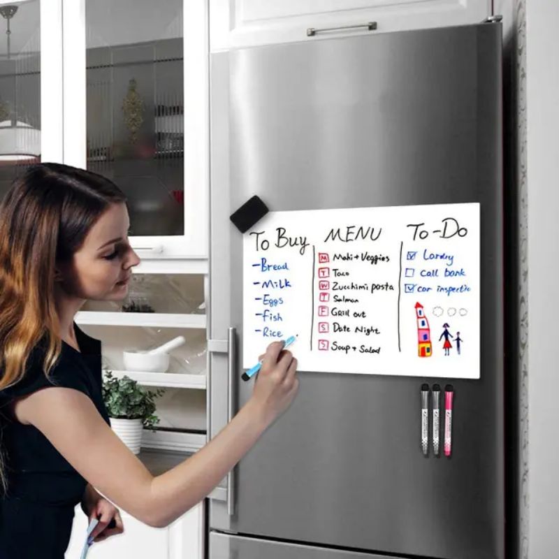 Fridge Magnetic Dry Erase Sheet/ Board | Shopee Philippines