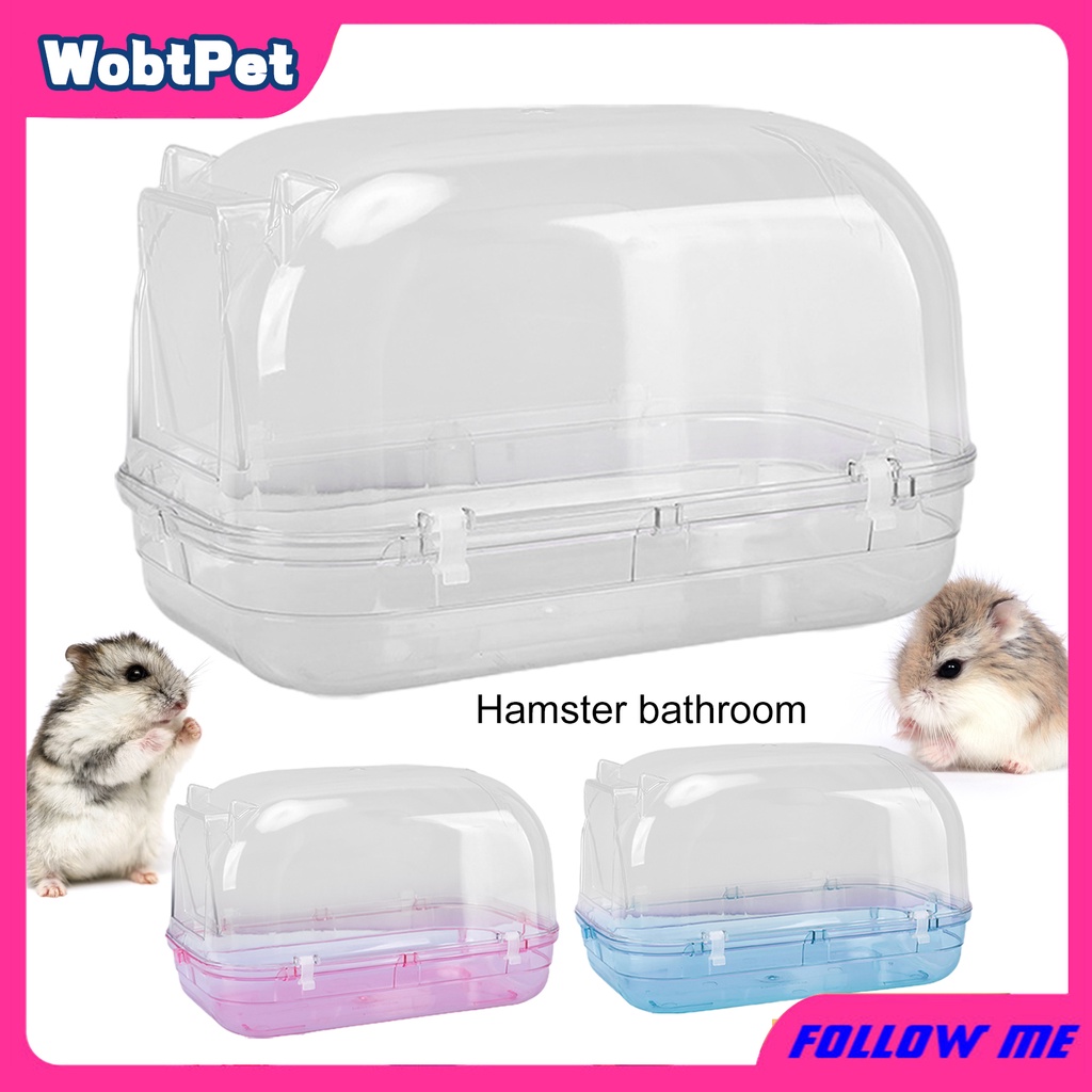 Woodx Smooth Surface Pet Bath Container for Pet Cage Chinchilla Hamster ...