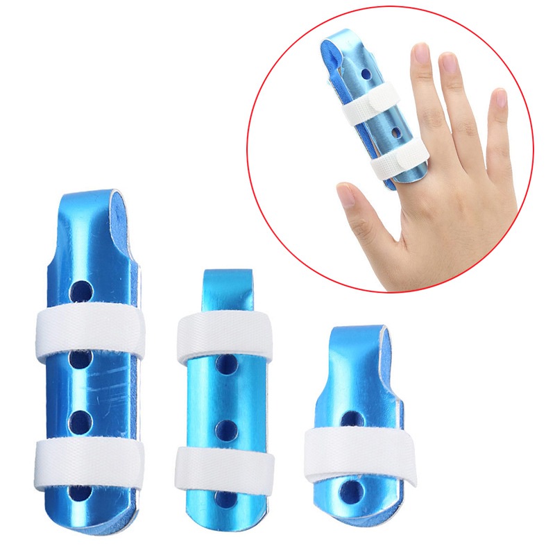 Mallet Aluminum & Foam Support Brace Finger Splint Hand Trigger Broken ...