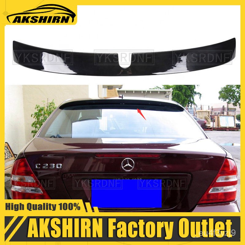 W203 Amg Style Carbon Fiber Rear Spoiler Top Wings Roof Wings for ...