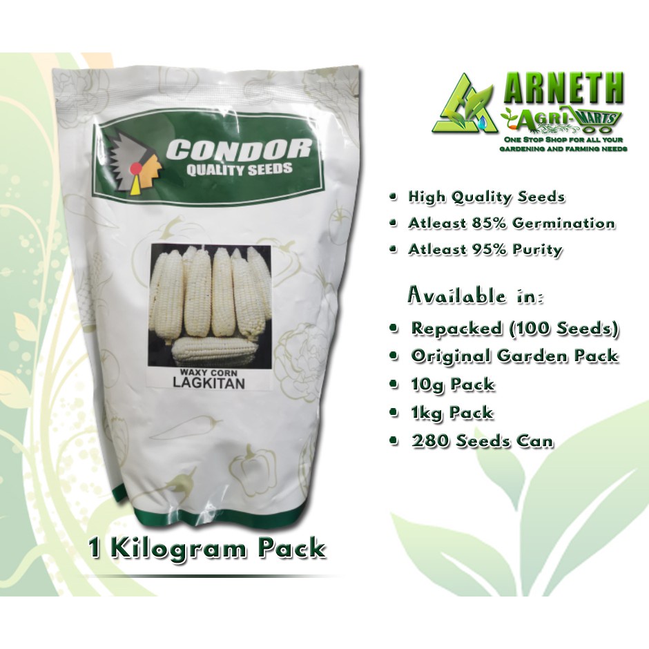 ﹊WAXY CORN SEEDS LAGKITAN BY CONDOR 1KG | Shopee Philippines