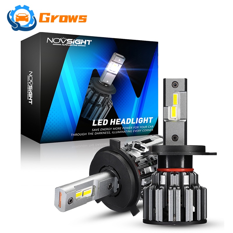 ☞NOVSIGHT A397-F03 90W 14400LM H4 Hi/Low Beam LED Headlight Bulb For ...