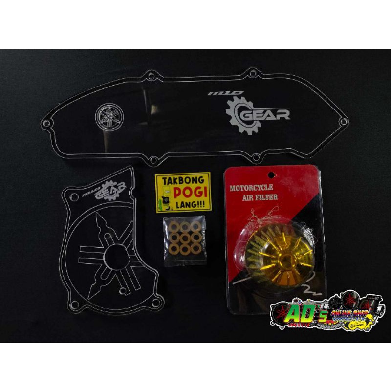 Mio Gear Acrylic Crankcase and Filter Cover | Shopee Philippines