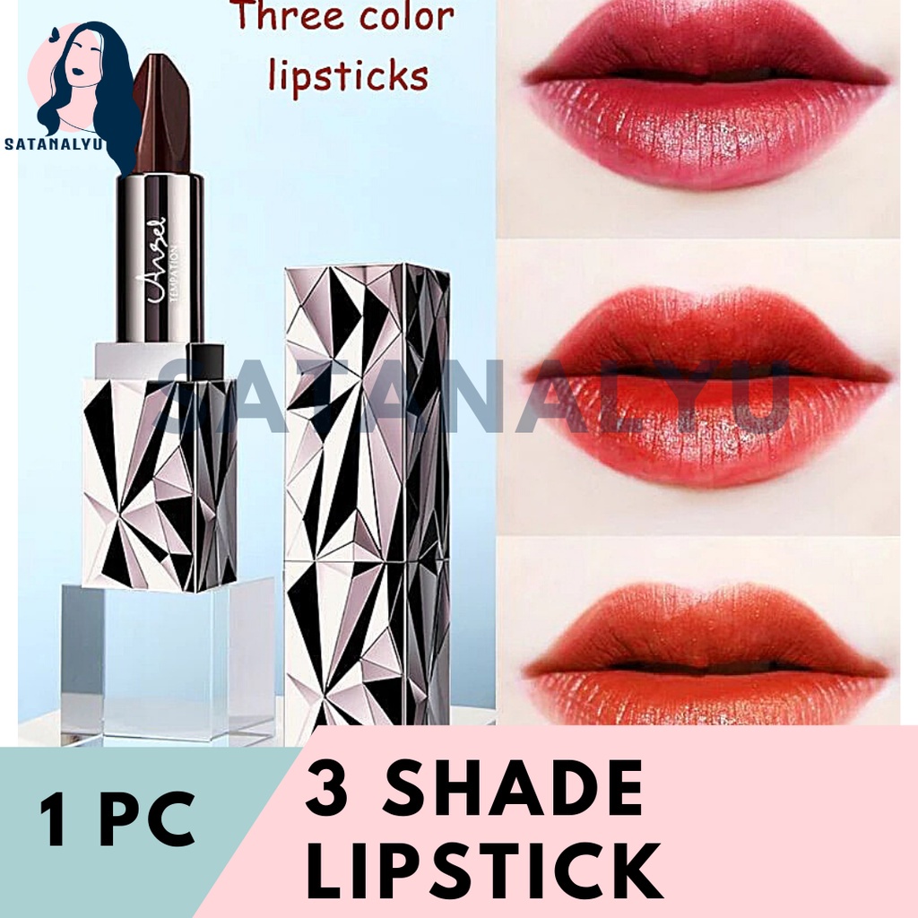 3 Shade Red Lipstick Long-lasting No Fading Highly Pigmented Lip Makeup ...