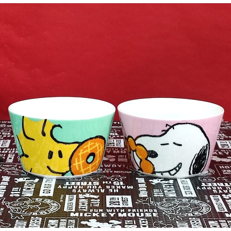 Snoopy & Woodstock Bowls SNOOPY x MISDO | Shopee Philippines
