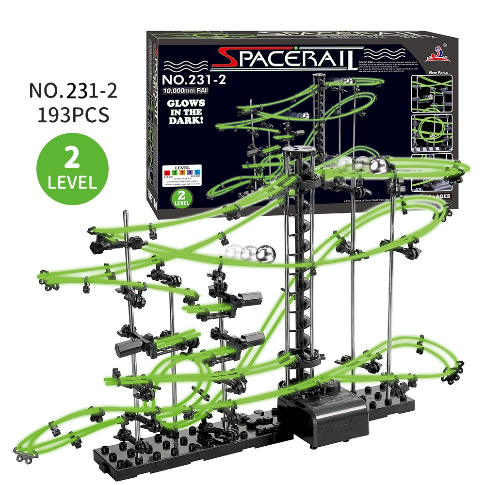 ♙Spacerail Marble Run for Adults Kids Maze Race Track Games Level 2 ...