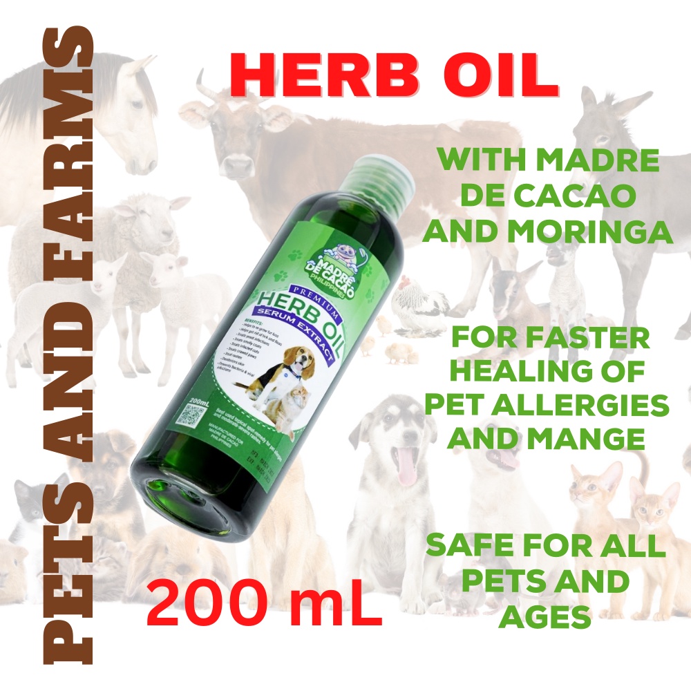 PREMIUM MADRE DE CACAO HERB OIL SERUM EXTRACT ANTI TICKS AND FLEAS FOR ...