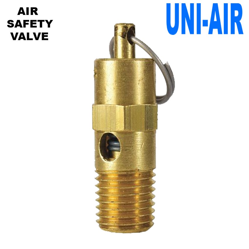 ๑♦Uni-Air Pneumatic 1/8, 1/4, 3/8, 1/2 INCH Air Safety Valve / Relief ...