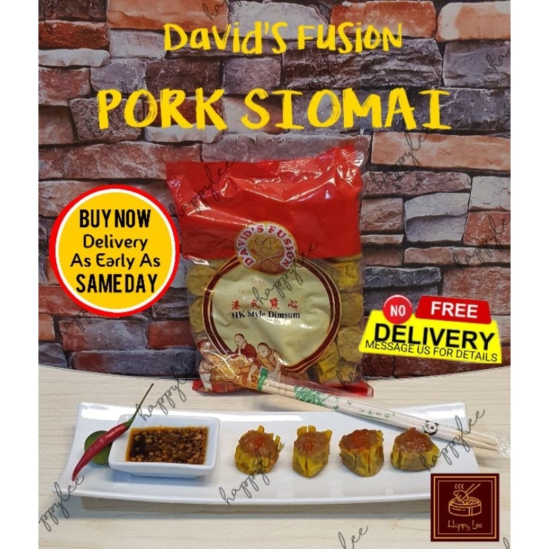 ☽David's Fusion PORK SIOMAI Frozen Dimsum (30 pcs per pack) | Shopee ...