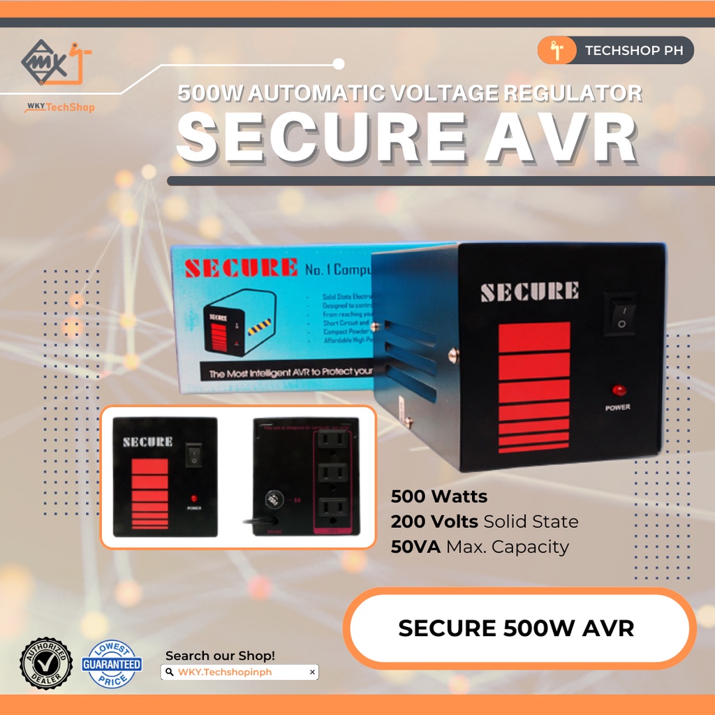Secure AVR | Power Safe Computer | Secure | Shopee Philippines