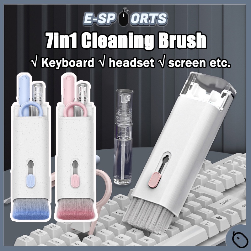 7-in-1 Computer Keyboard Cleaner Brush Kit Earphone Cleaning Pen For ...