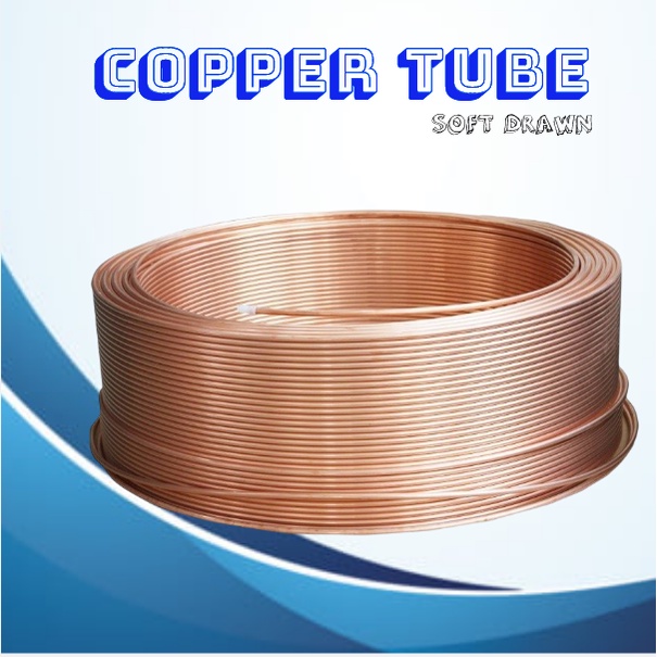 Air-conditioning copper tube soft-drawn copper tube 3/8” 0.022 1/2” 0.022 5/8” 0.022 high ...