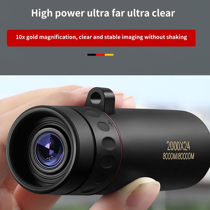 OHIO Universal 2000x24 Monocular Zoom HD Optical Cell Phone Lens ...