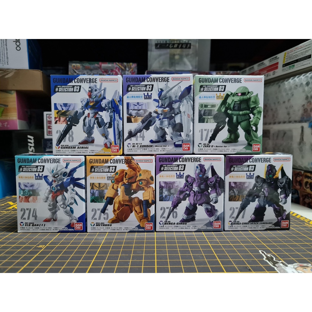 FW Gundam Converge 10th Anniversary Selection 03 Singles | Shopee Philippines