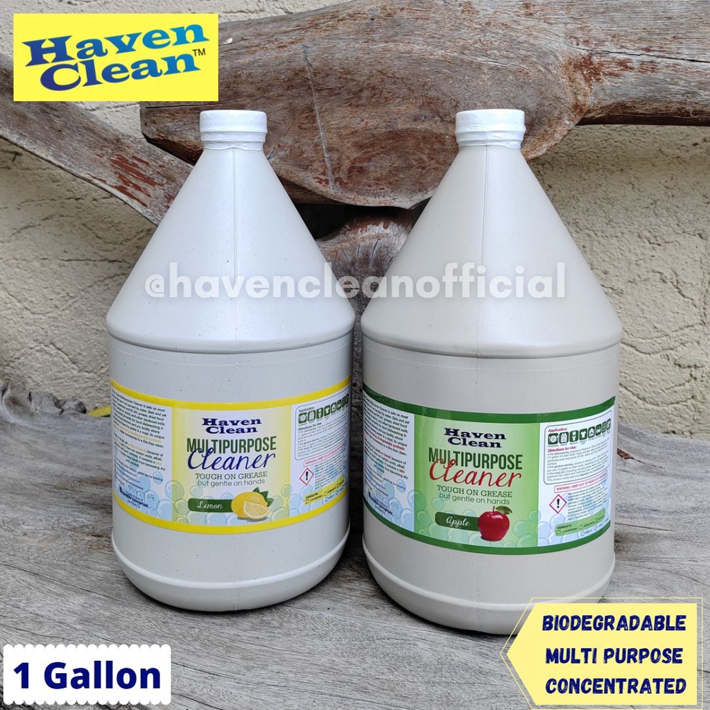 Haven Clean Multipurpose Cleaner & Dishwashing Liquid 1Gal | Shopee ...