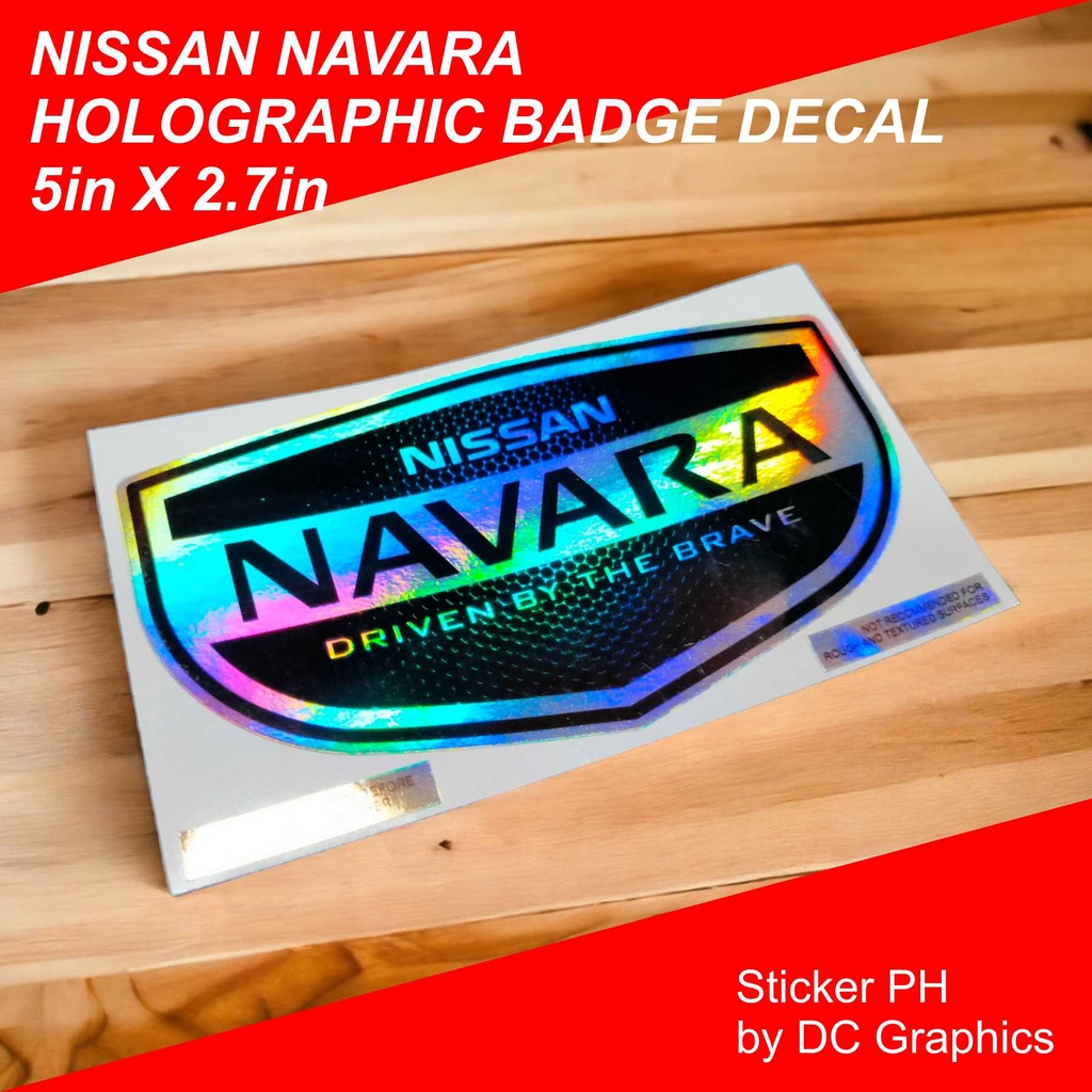 NISSAN NAVARA HOLOGRAPHIC BADGE DECAL | Shopee Philippines