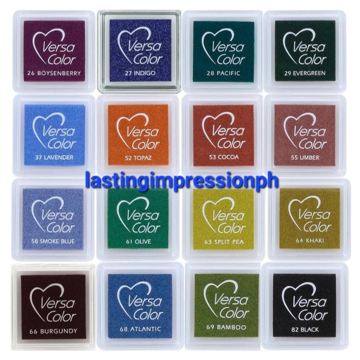 Tsukineko Versacolor Mini Cube Pigment Ink Pad (Option 1) | Shopee ...