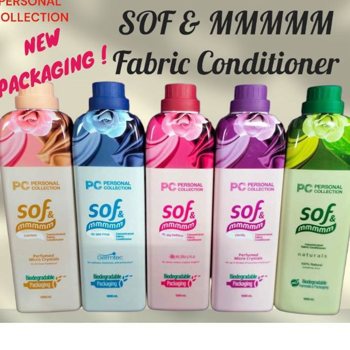 SOF & mmm CONCENTRATED FABRIC CONDITIONER/TUFF LIQUID LAUNDRY DETERGENT ...