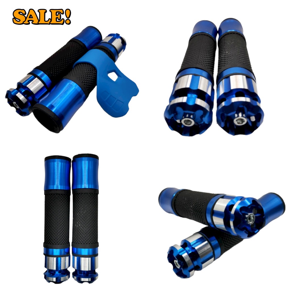 Yamaha Mio Soul i 125 | UNIVERSAL HANDLE GRIP BLUE STEEL BAR END W/FREE ...