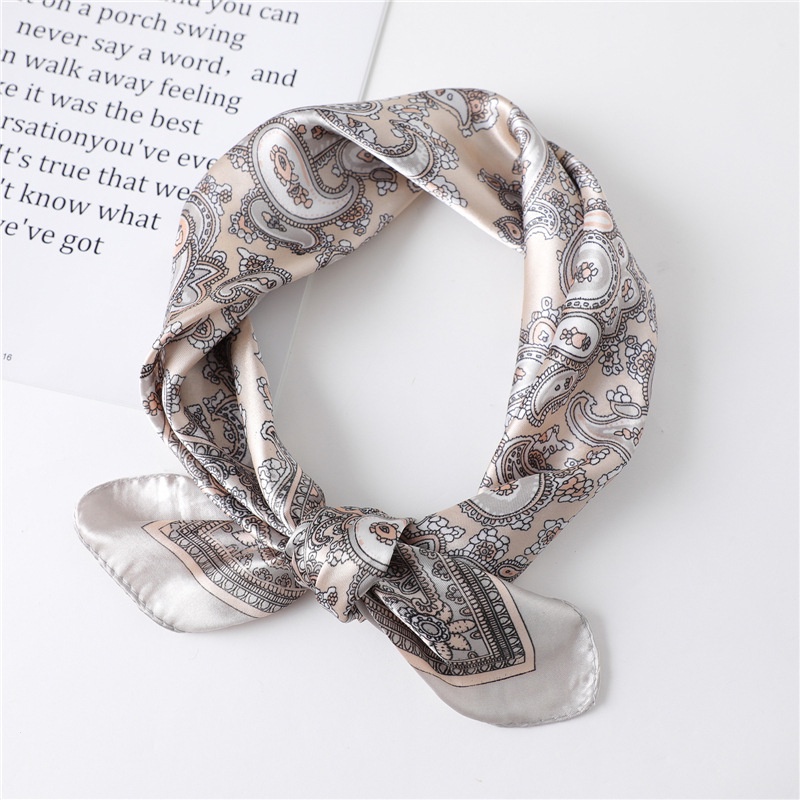 60*60 New style small square scarf Retro small silk scarf Professional ...