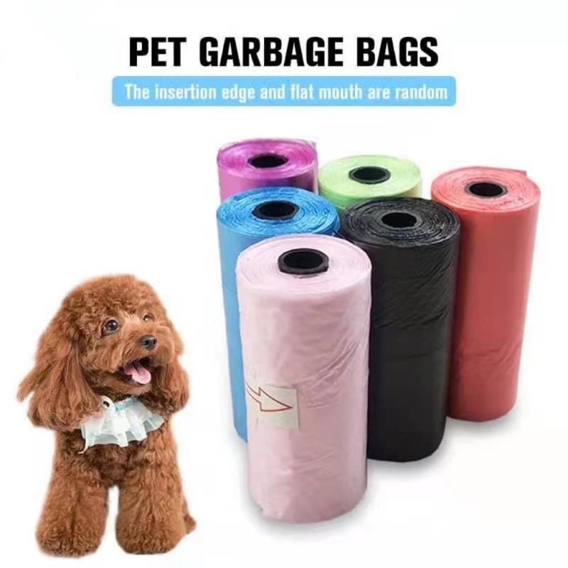10rolls Pet Poop Bag Refill garbage Waste disposable(15bags per Roll ...