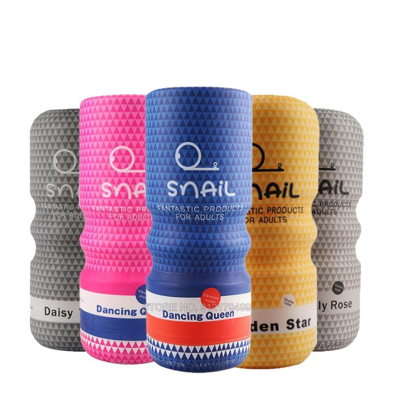 Sex Tool Snail Male Self Pleasure Products Masturbator Cup USB Charging ...