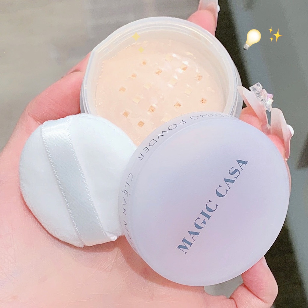 MAGIC CASA Natural Matte Loose Powder Oil Control Long Lasting ...