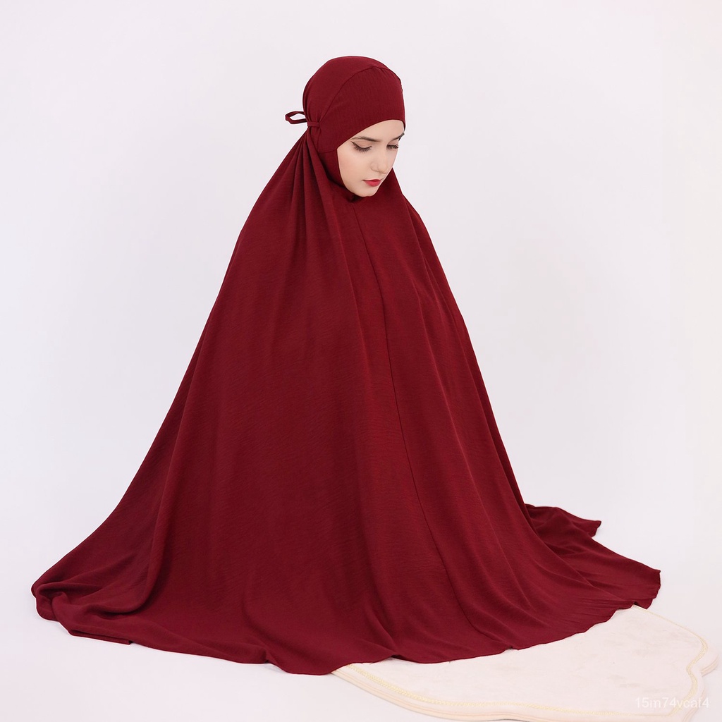 Wholesale 2 piece jilbab set with khimar and skirts Prayer dress of ...