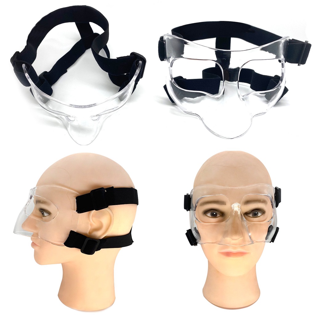 Basketball Face Protector Guard & Sports Face Guard & Clear Nose Guard ...