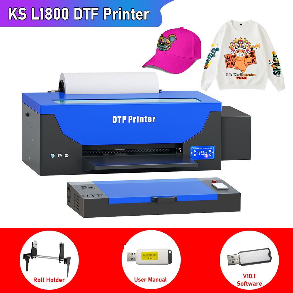 A3 DTF Printer L1800 DTF Transfer Printer bundle Directly To Film ...