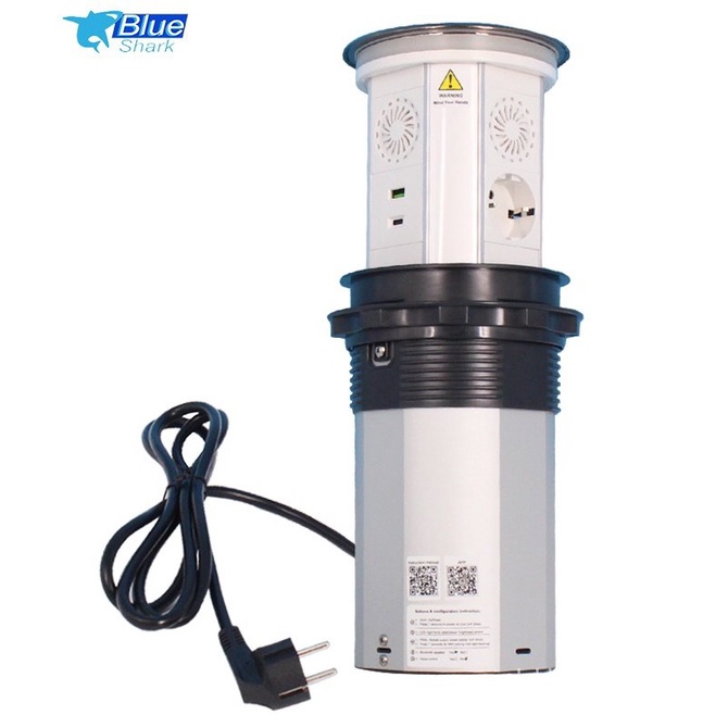 Hidden desk smart lift socket electrical pop up touch smart socket with ...