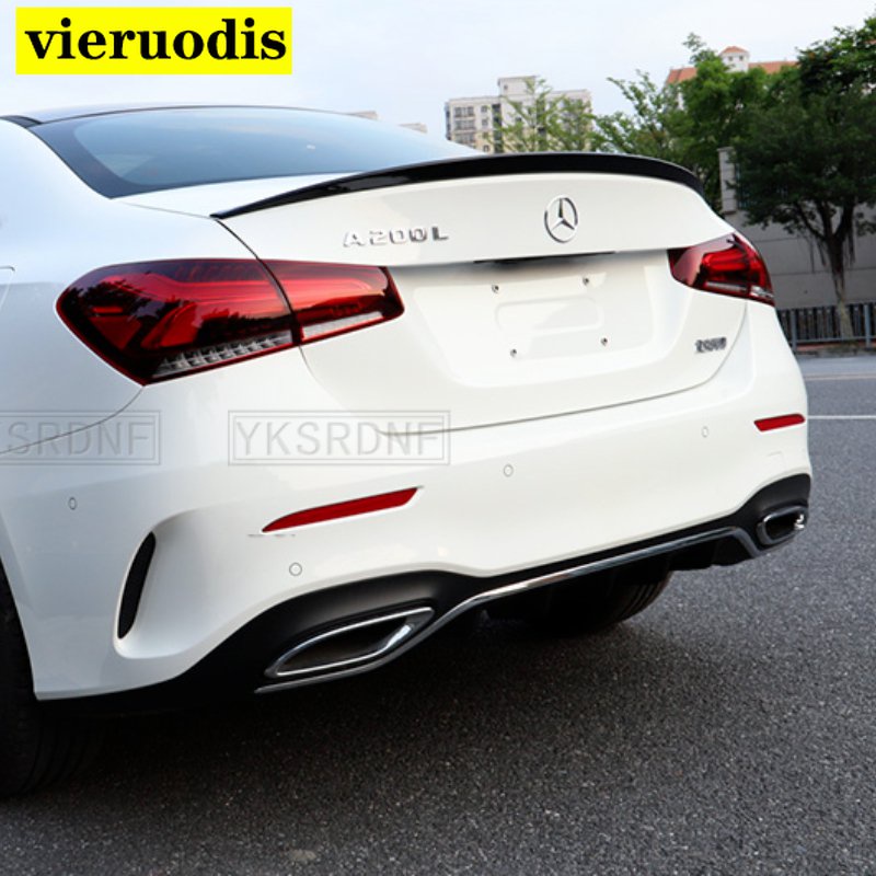 For Mercedes-Benz a35 amg w177 A180 A200 spoiler 2019 ABS Plastic ...