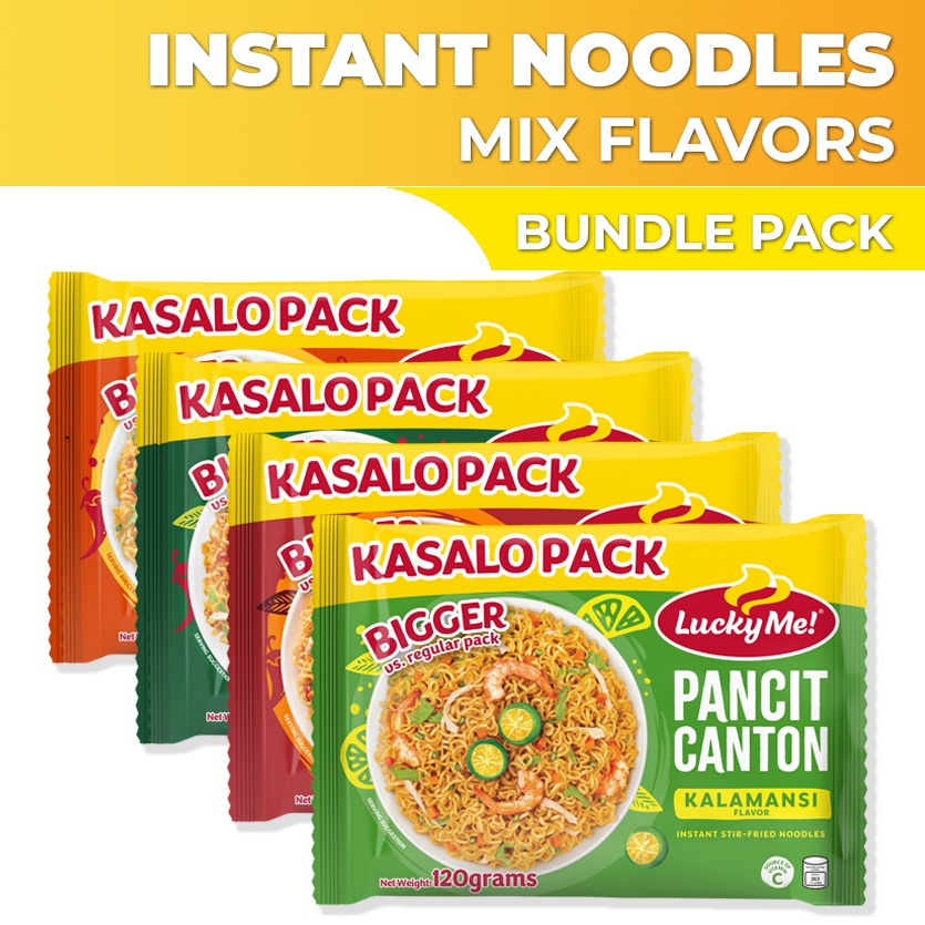 Lucky Me! Kasalo: Mix Flavors Bundle | Shopee Philippines