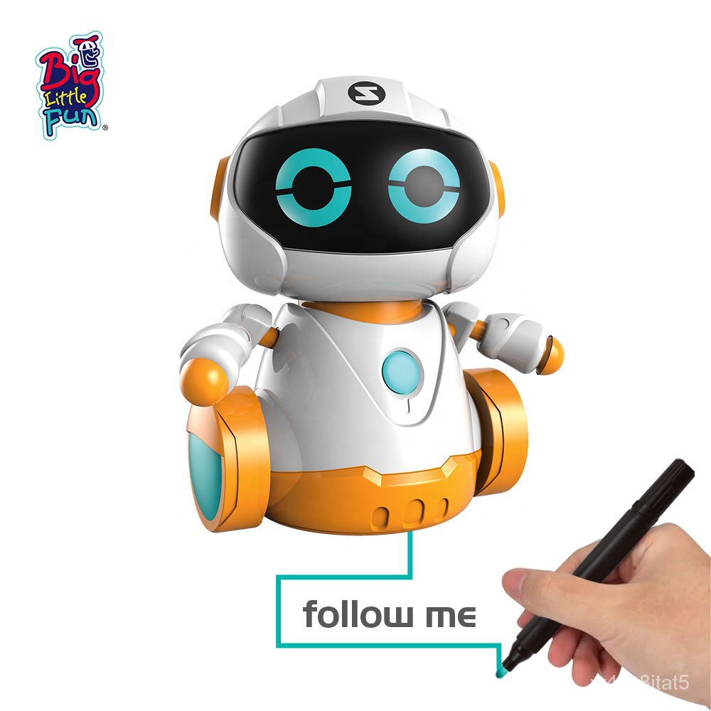 STEM robotic toys for kids intelligent drawing inductive lineation robot drawing educational ...