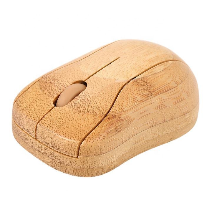 Wireless wooden Computer Mouse with USB Receiver for Notebook PC Laptop ...
