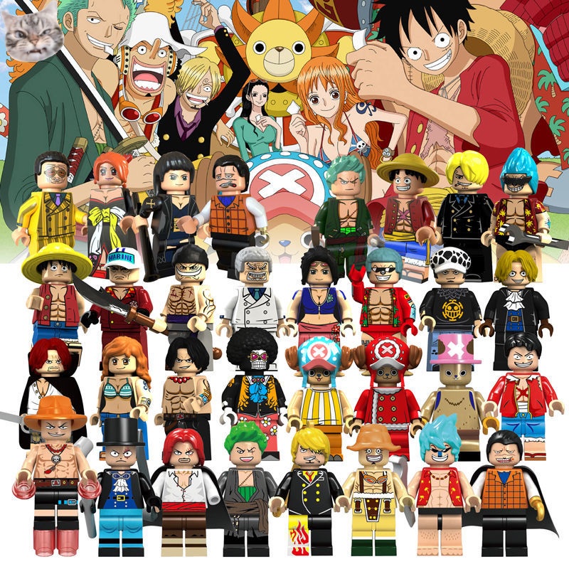 Compatible With Lego One Piece Series Luffy Zoro Full Set Of Building ...