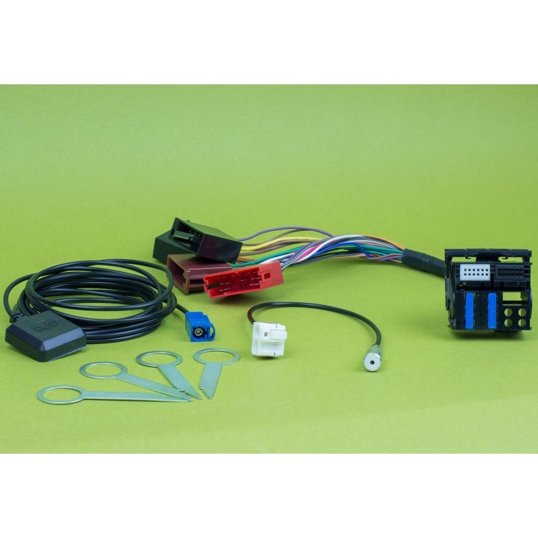 Plug & Play Adapter Cables Retrofit kit For Audi A3 A4 A6 RNS-E Bose ...