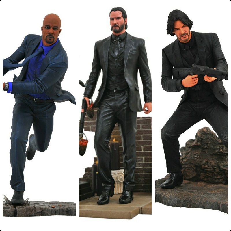 DST Art Museum series 9-inch statuette Quick chase 2 Cassian John Wick ...