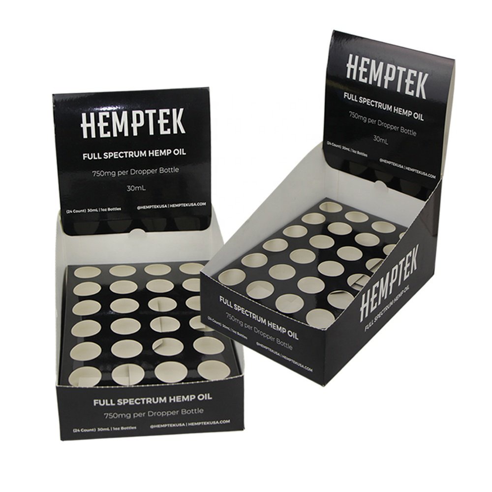 Merchandising folding pre roll countertop display pdq corrugated paper ...