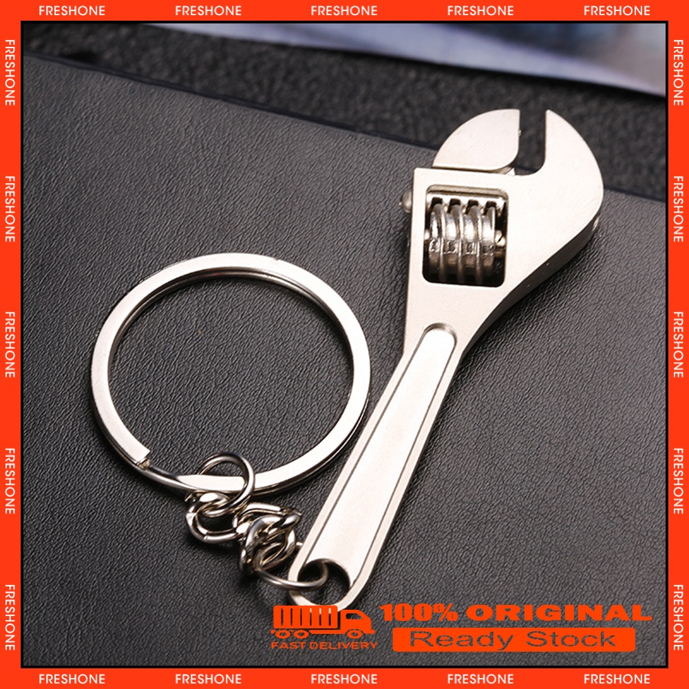 ♥Mini Metal Adjustable Wrench Keychain Keyring Bag Hanging | Shopee ...