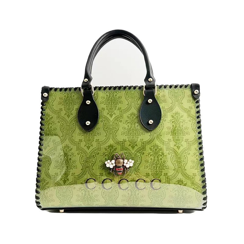 New Famous brand paper bag transformation diy tote purse kit Clear ...