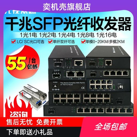 10 Gigabit Gigabit SFP fiber optic transceiver 1 optical 2/4/8/16 ...